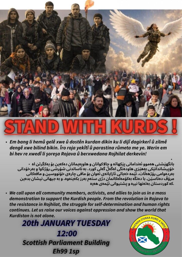 Stand with Kurds (Edinburgh) – Kurdistan Solidarity Network